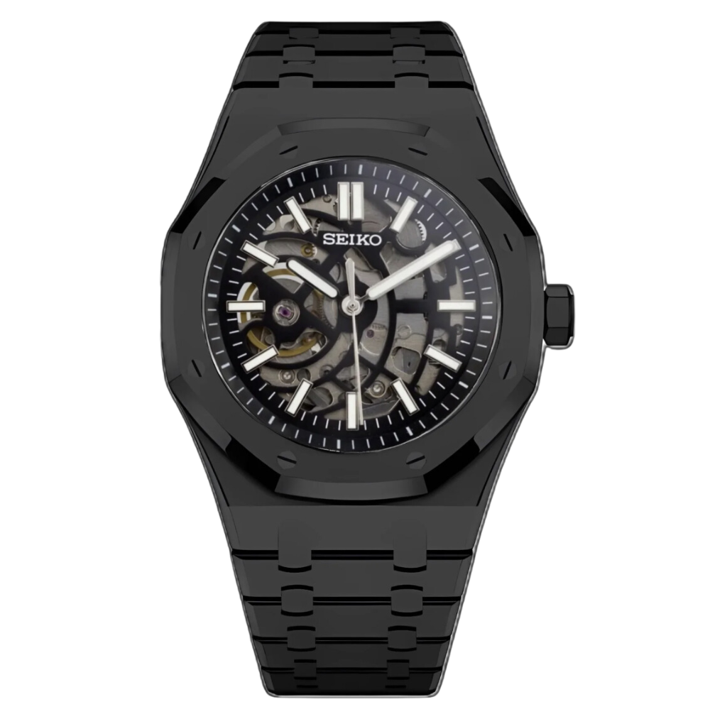 ROYAL OAK SKELETON BLACKED OUT MOD - RoyalHorology